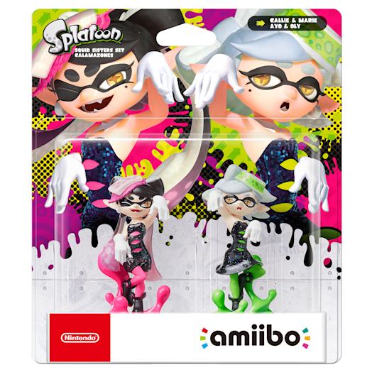 Lot de 2 amiibo Calamazones (Ayo & Oly) (Splatoon Collection) - My Nintendo Store